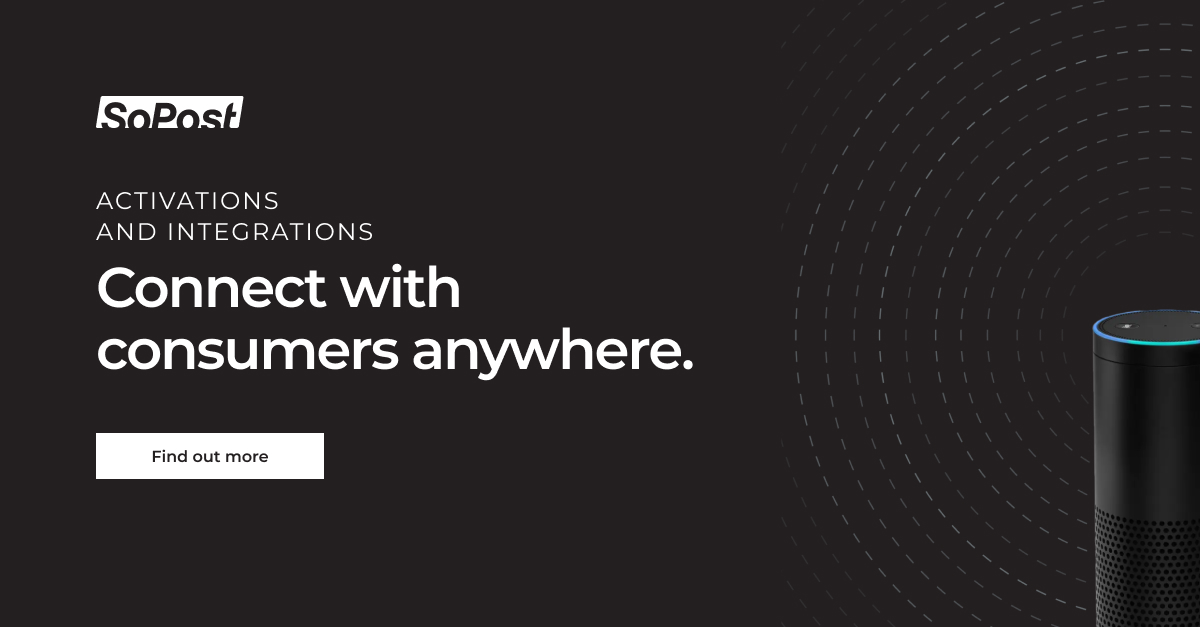 Digital product sampling activations & integrations | SoPost